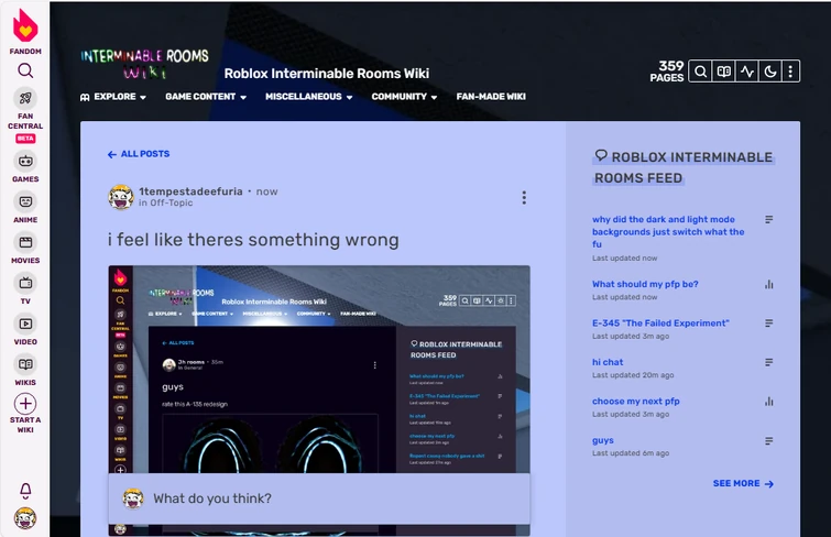 i feel like theres something wrong | Fandom