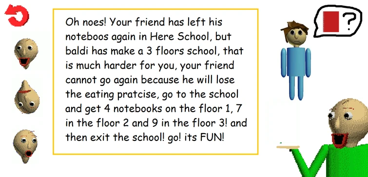 Some screens of baldi's basics plus i added and some recreated | Fandom