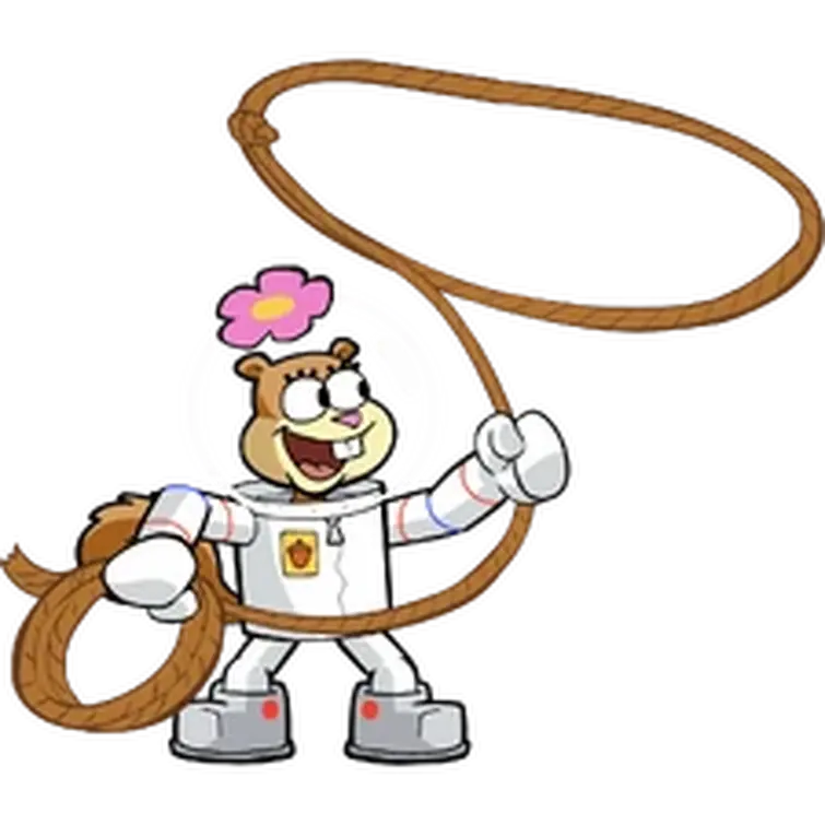 Sandy cheeks with a lasso in brawlhalla | Fandom