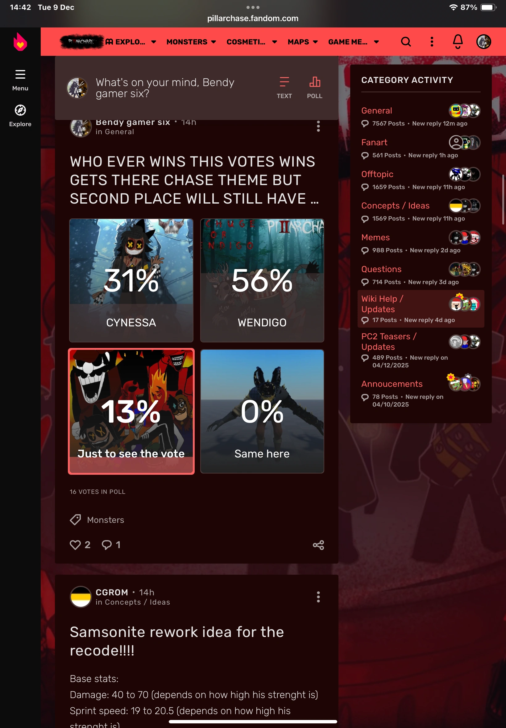 Guys the wendigo/wenhuge won | Fandom