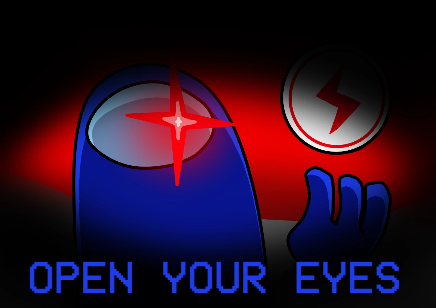 Open Your Eyes... | Impostor Time | Blue Fanart | Fandom