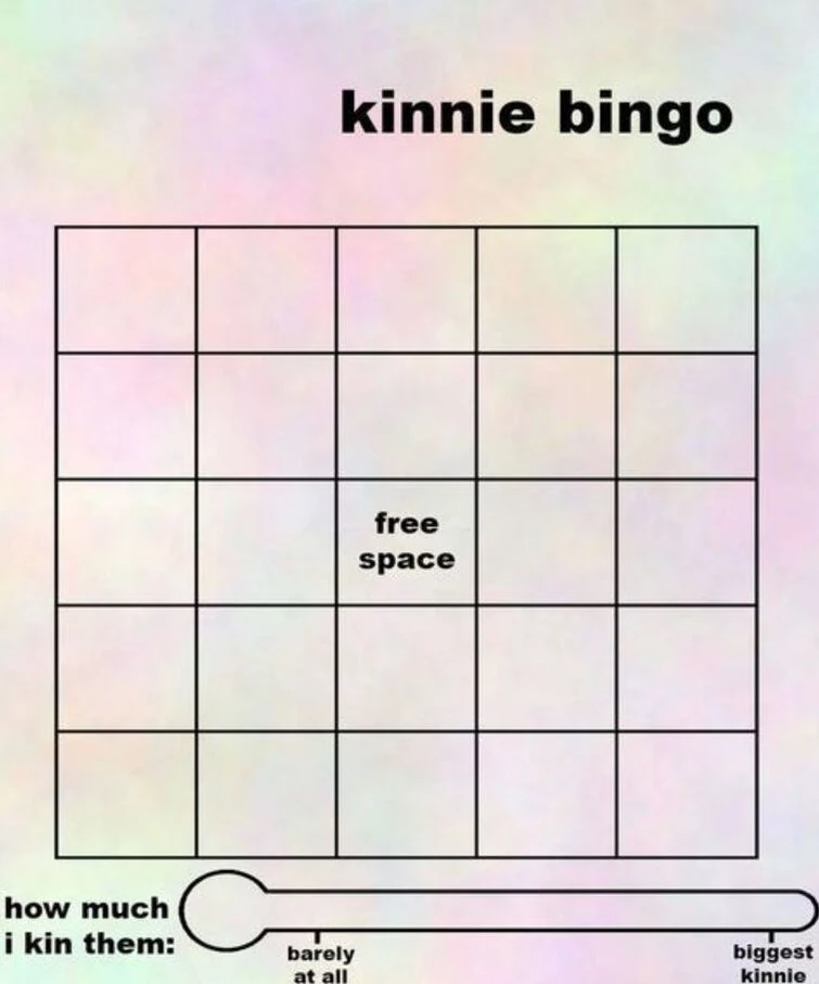 Kinnie bingo!💫 | Fandom