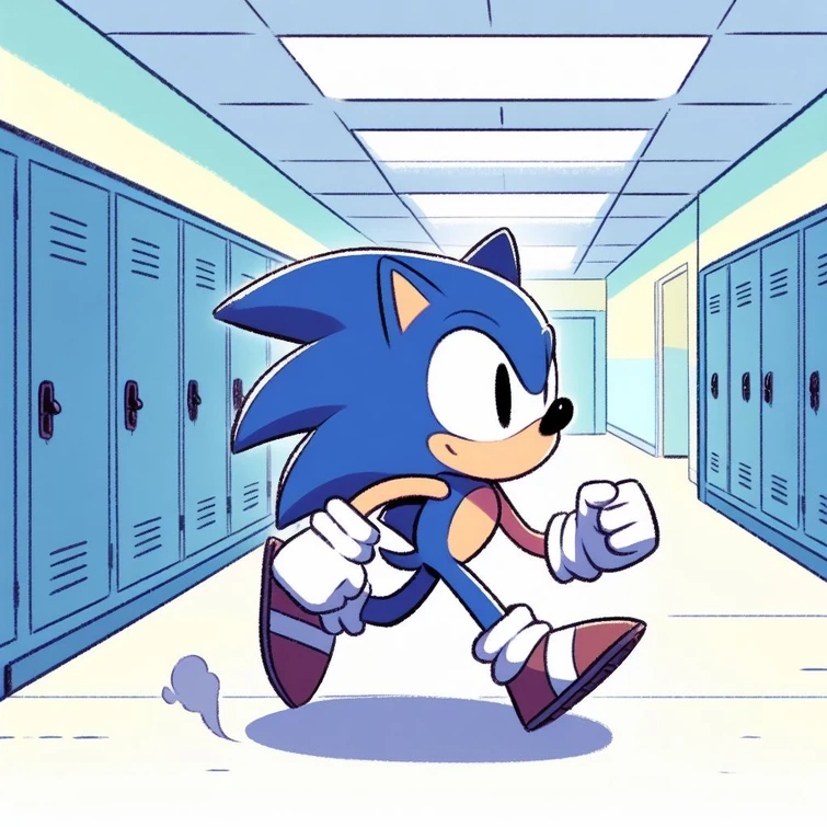 Sonic high school au made with AI | Fandom