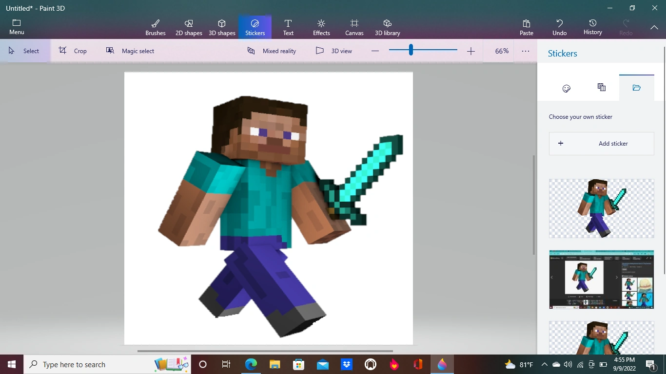OMG IT'S MINECRAFT STEVE | Fandom