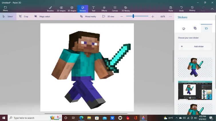 OMG IT'S MINECRAFT STEVE | Fandom