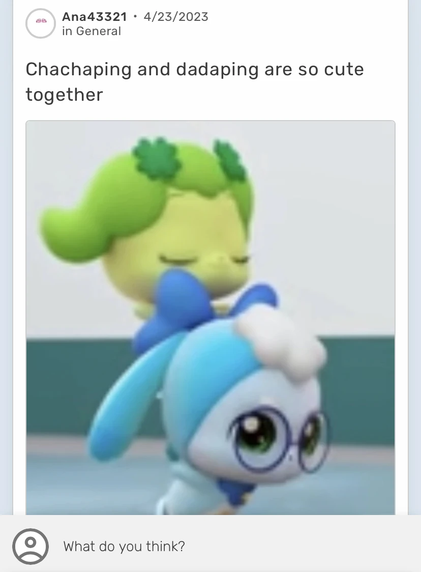 Remember @Ana43321 use to love the ship chachaping x dadaping | Fandom