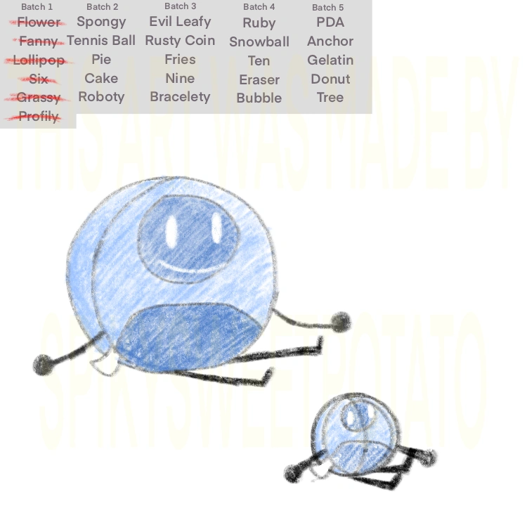 BFDI plushies batch 1.5 | Fandom