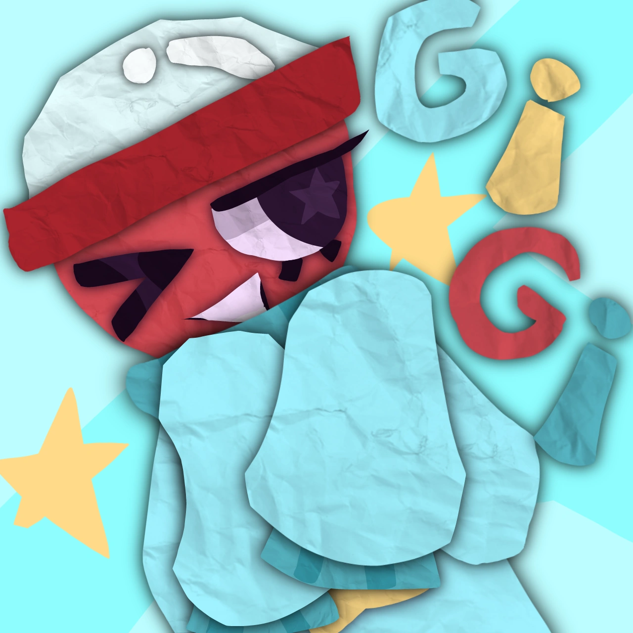 Gigi fanart! Tried out a paper art style because being consistent is ...