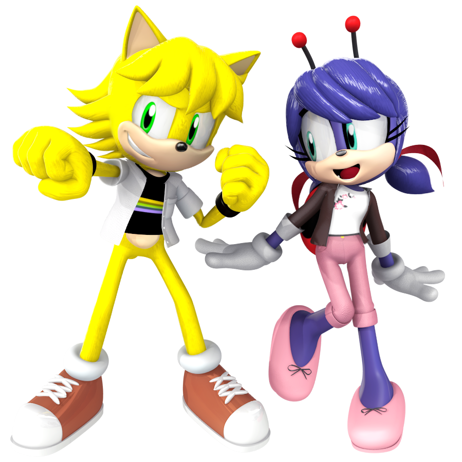 Miraculous Ladybug Sonic renders by Nibroc Rock | Fandom