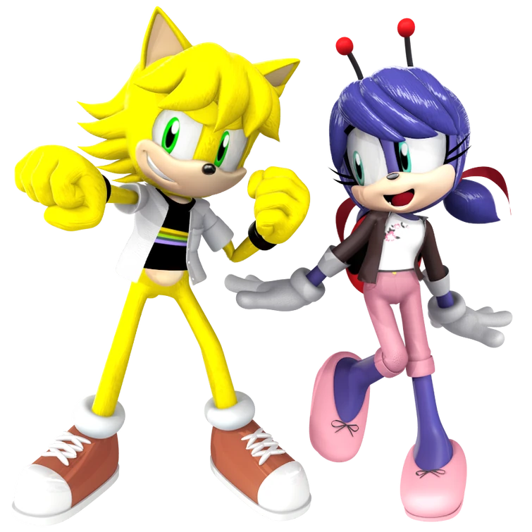 Miraculous Ladybug Sonic renders by Nibroc Rock | Fandom