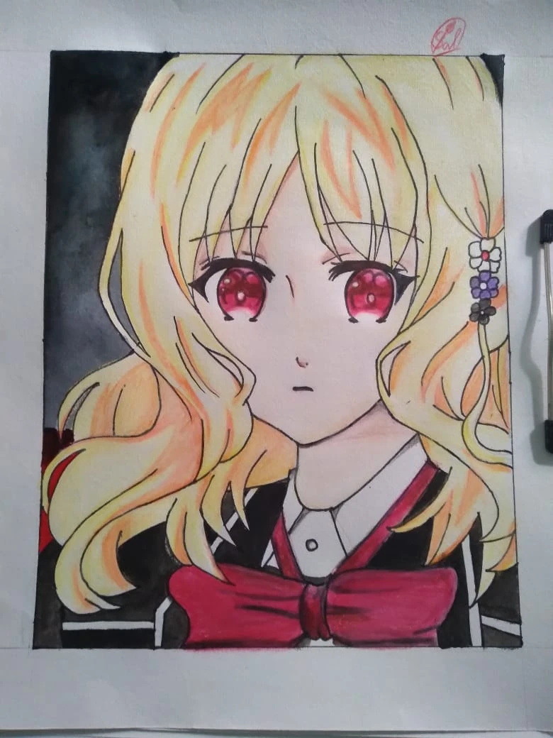 Yui Komori... (art) | Fandom