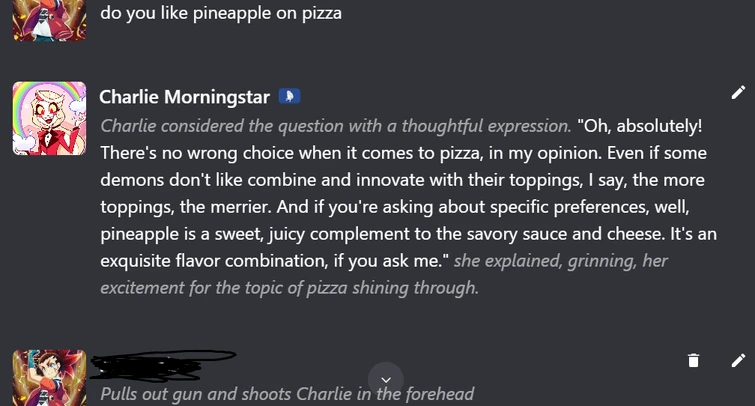 Who uses c.ai or janitor ai for hh | Fandom