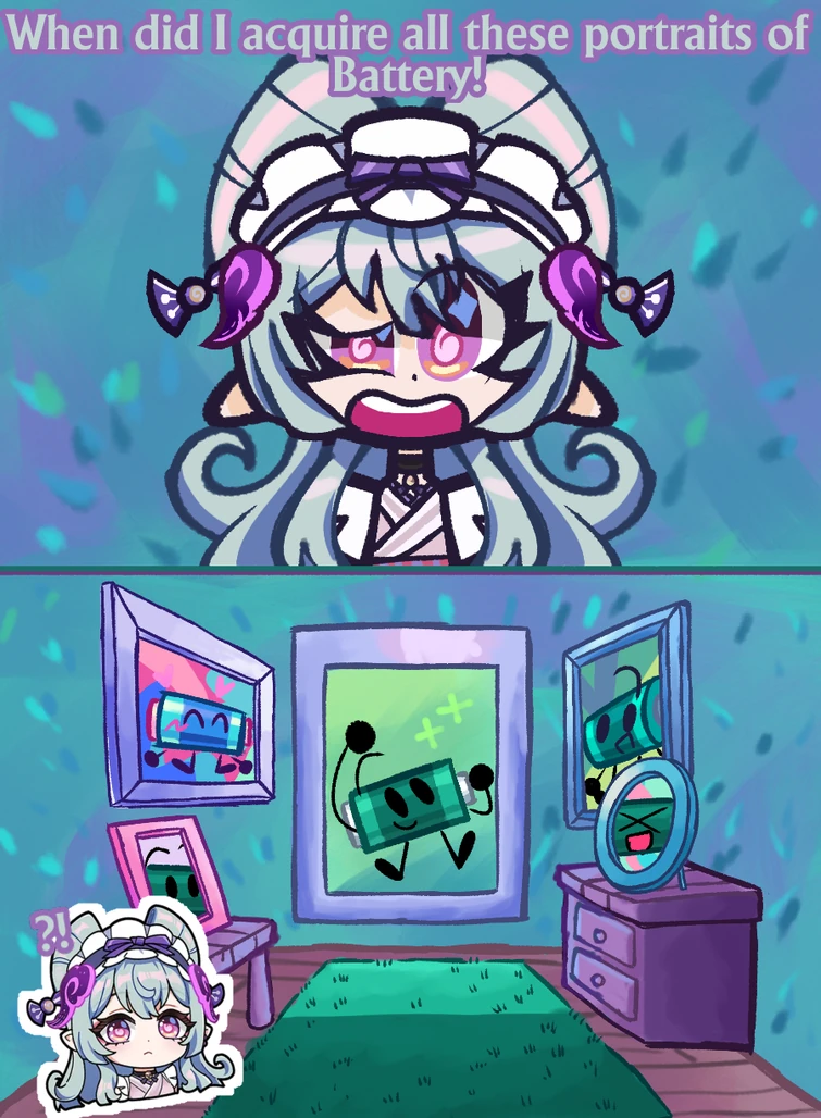 Mizuki sees any portraits of Battery from TPOT | Fandom