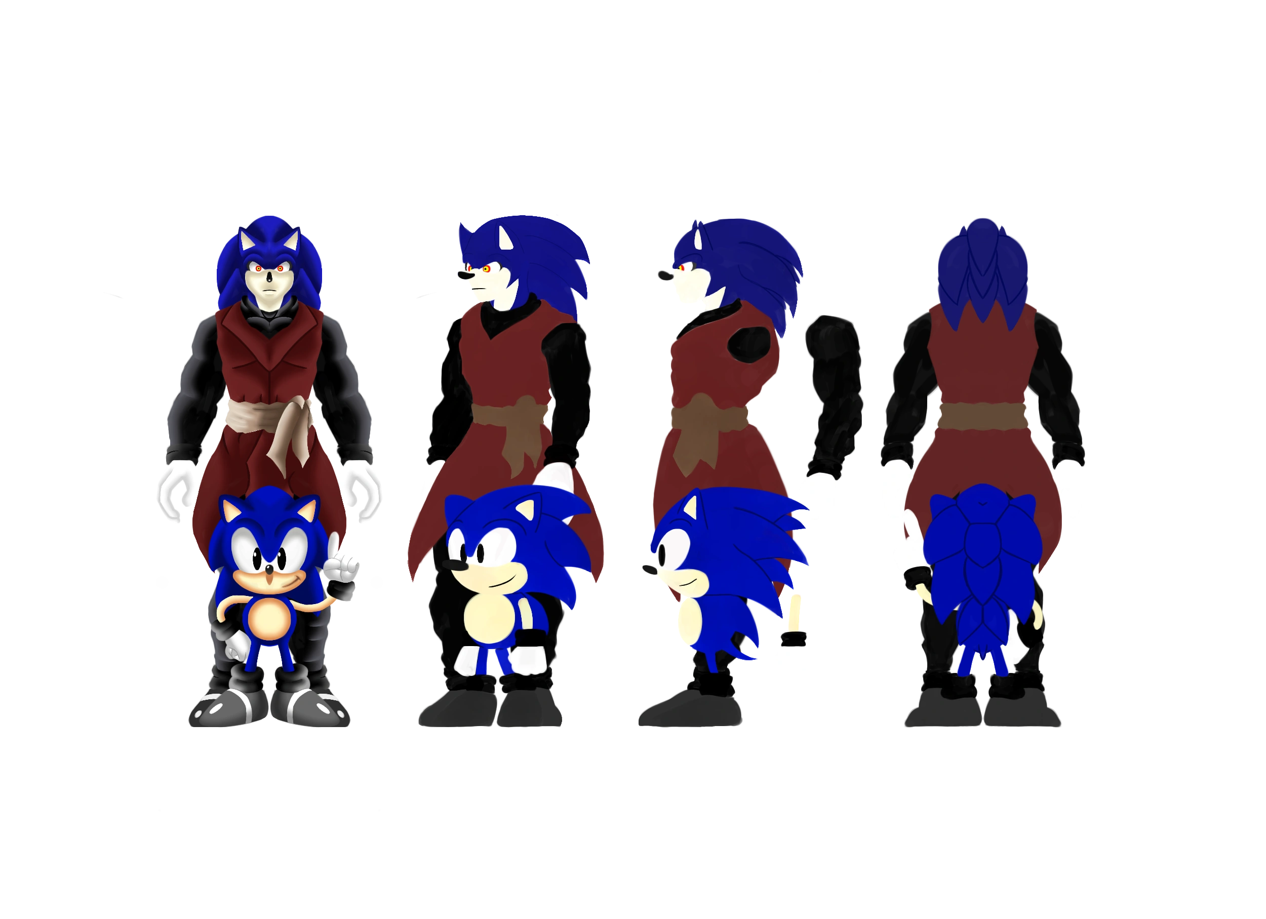 Sonic.黒い Model Sheet Design | Fandom