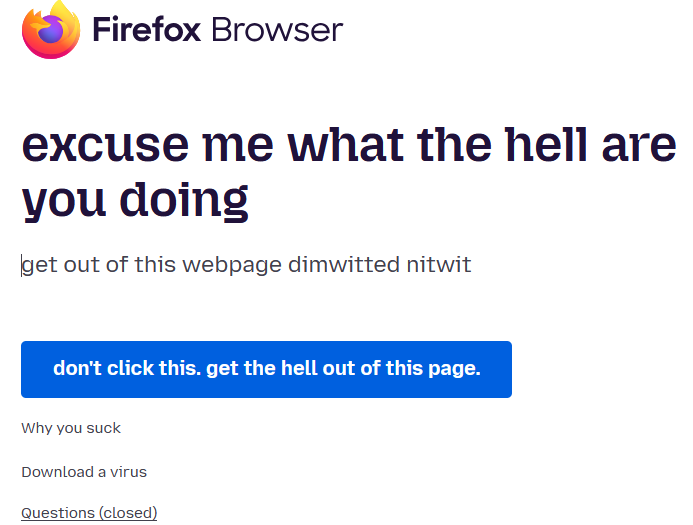 Firefox turning into Shrimpo/Brenda | Fandom