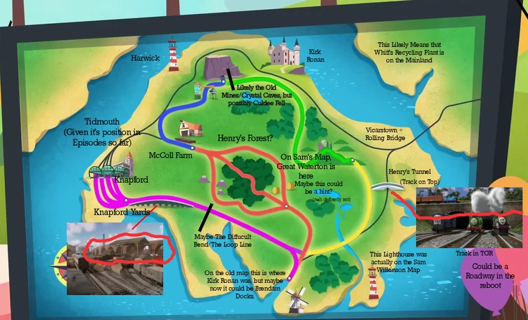 The Island of Sodor - According to All Engines Go! (so far) | Fandom