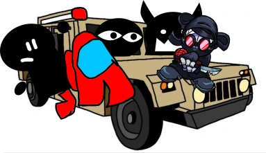 Hank,Bob,Oheebop,Blam (A OC),And The Impostor On a Humvee | Fandom