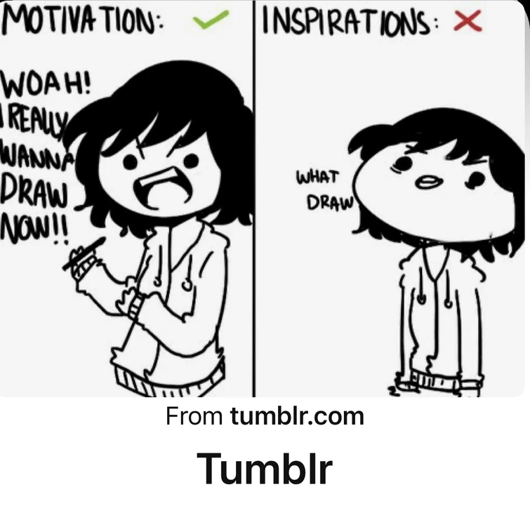 A relatable meme for those who lose motivation during a project: | Fandom