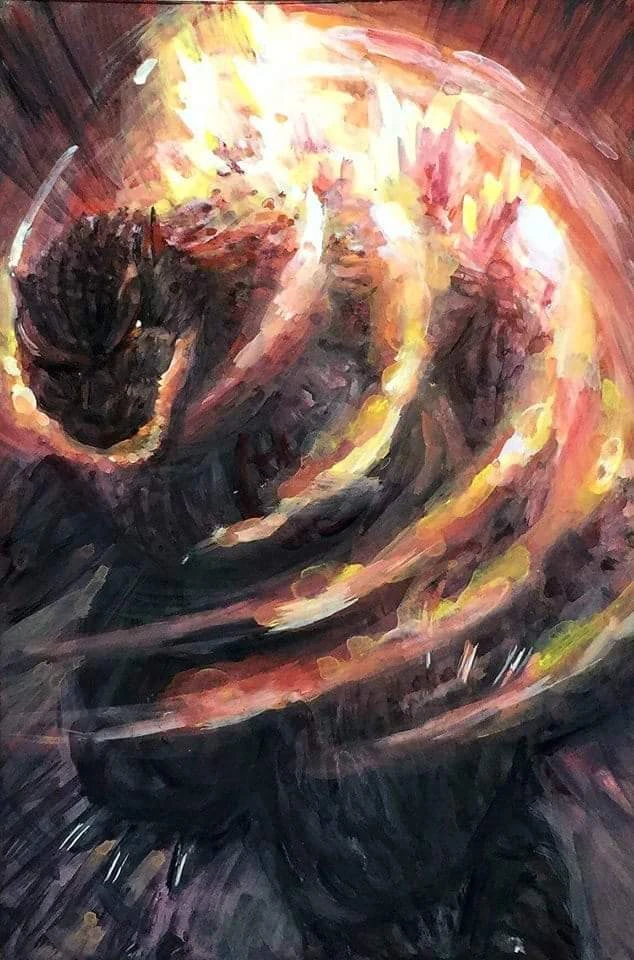 Godzilla red spiral ray | Fandom