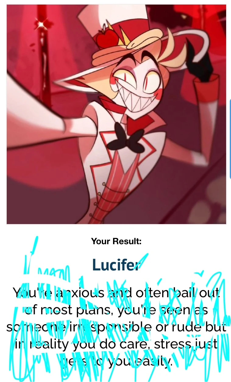 Taking different character quizzes: | Fandom