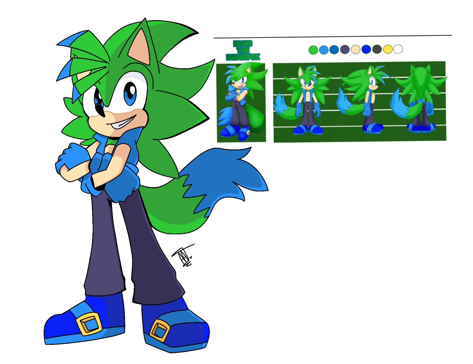 Disco the Hedgefox (OC request) | Fandom