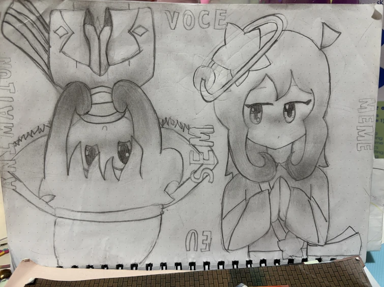 Spacey and my OC drawing… | Fandom