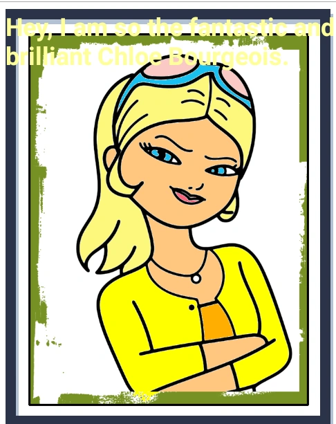 Chloe drawing plus Quote | Fandom