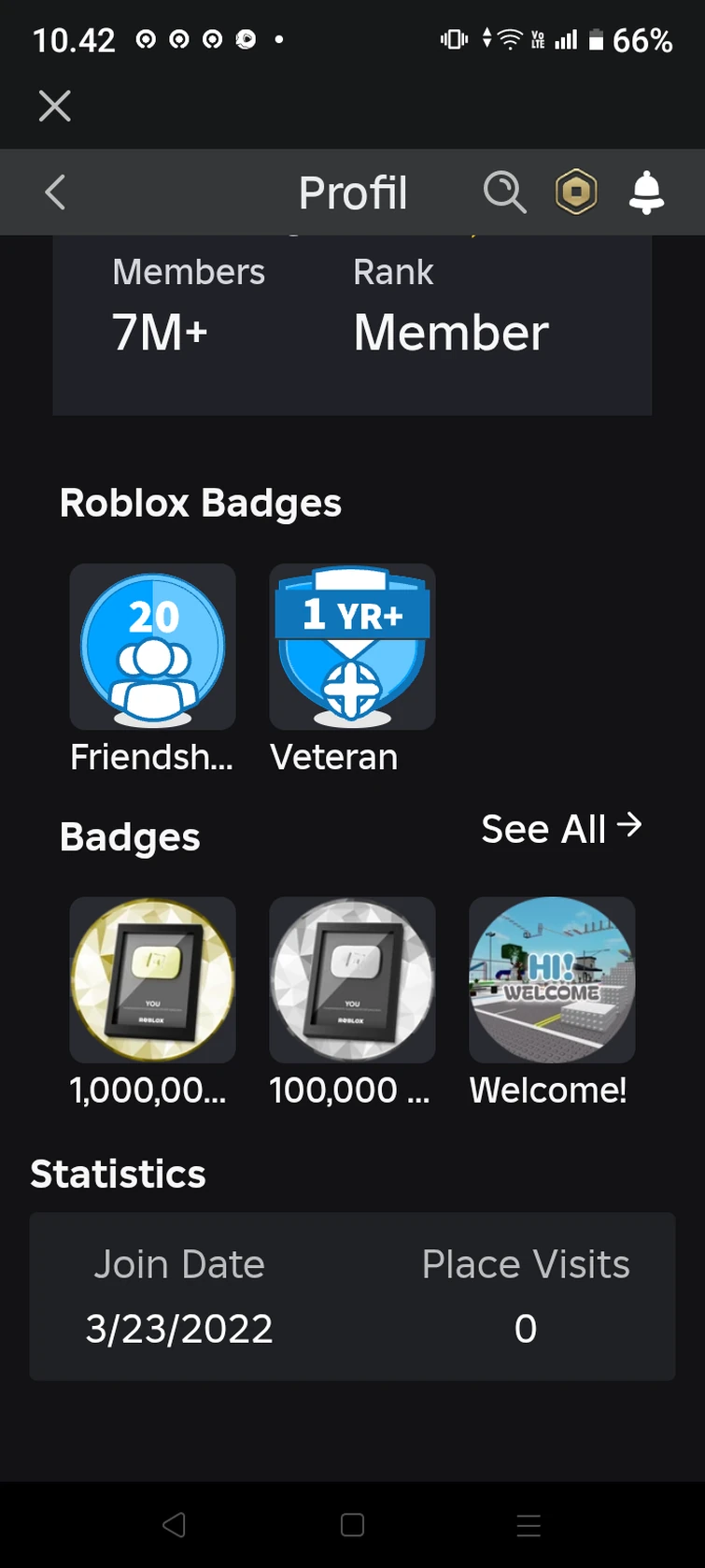 My first Roblox account | Fandom