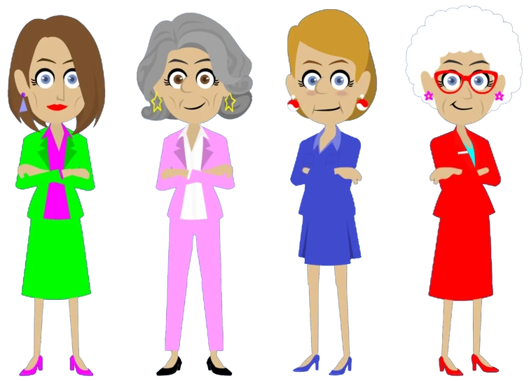 The Golden Girls in Vyond and Comedy World forms | Fandom