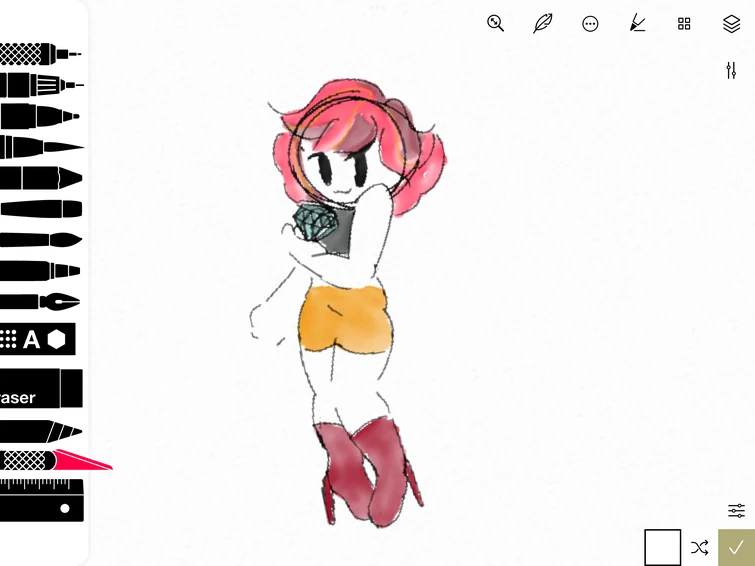i suddnely have the urge to draw either ellie rose or janet | Fandom