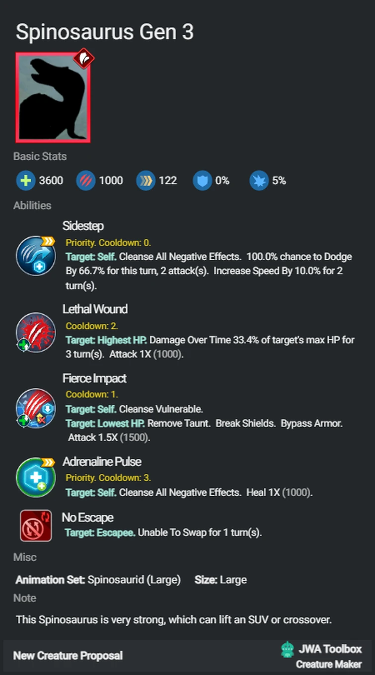 JW Alive - Fanmade Creatures | Fandom