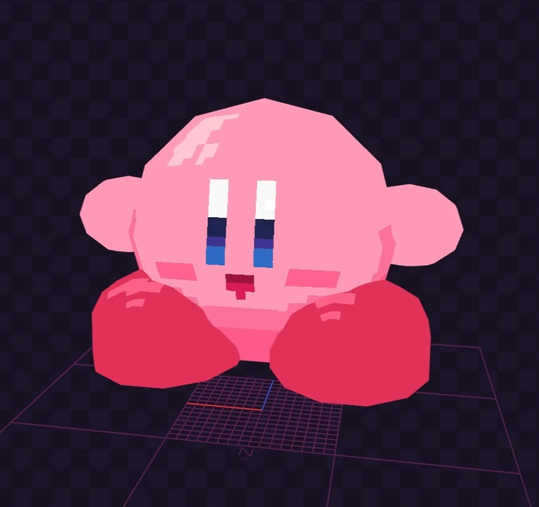 Kirby model i made | Fandom