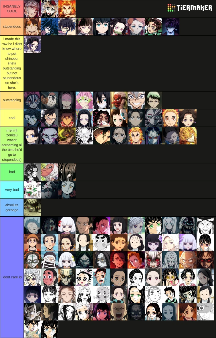 Demon Slayer Characters Tier List | Fandom