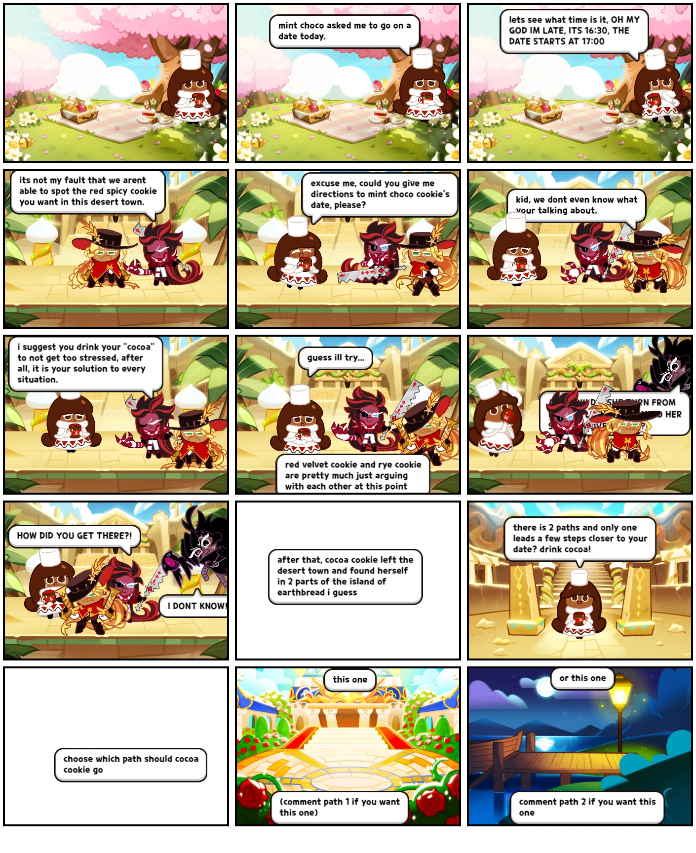 Some Sort Of Interactive Cocoa Cookie Comic Thingy (i dont think this ...
