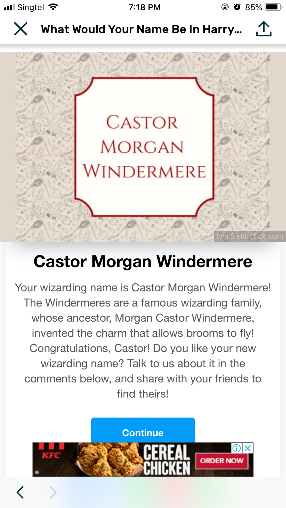 I'm castor Morgan Windermere. What's yours? | Fandom