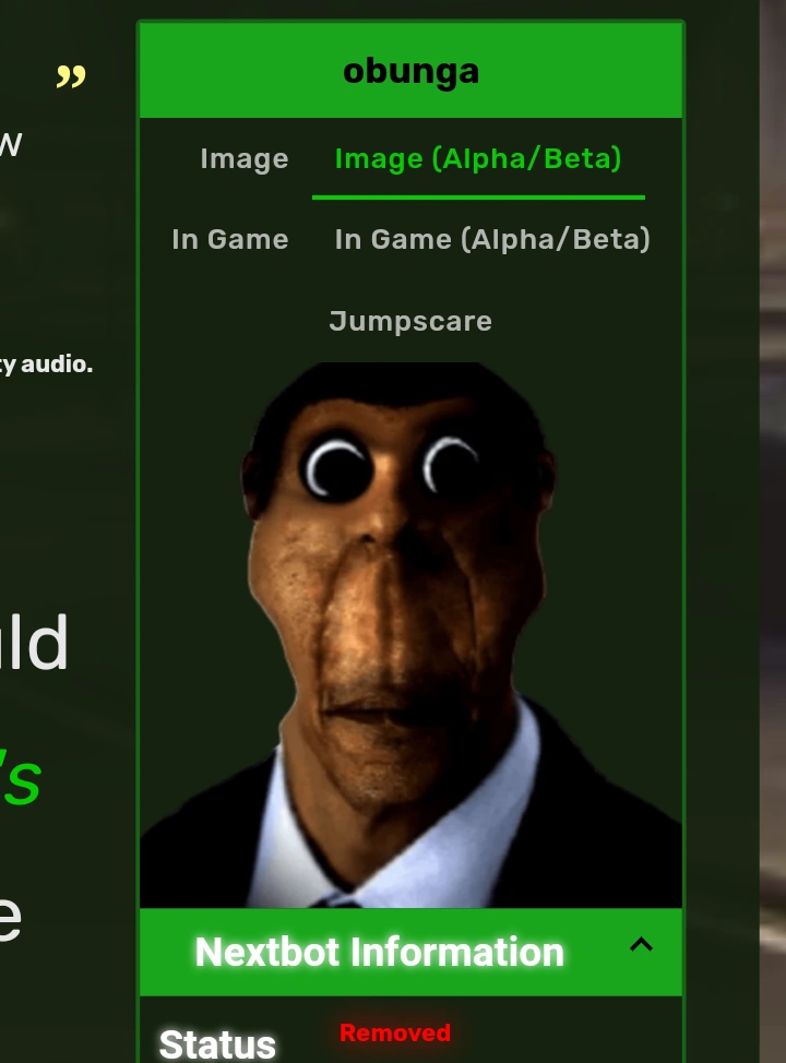 Who ruined Obunga's page | Fandom