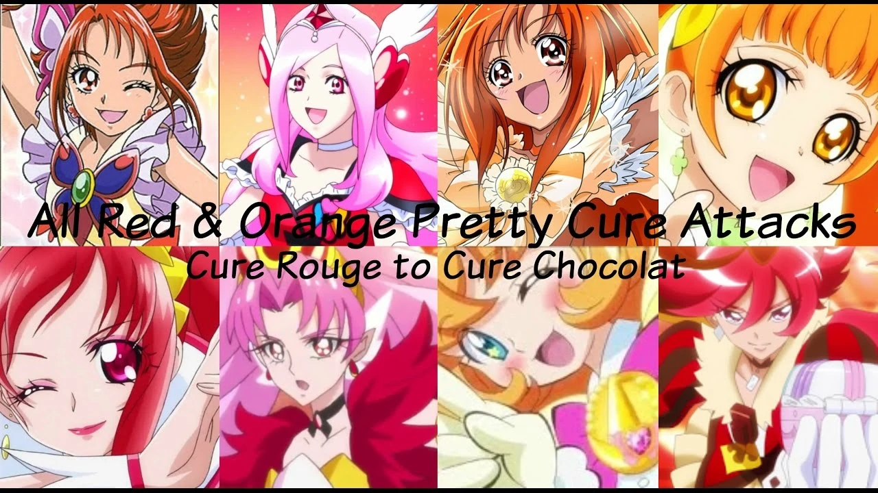 Red and orange precure | Fandom