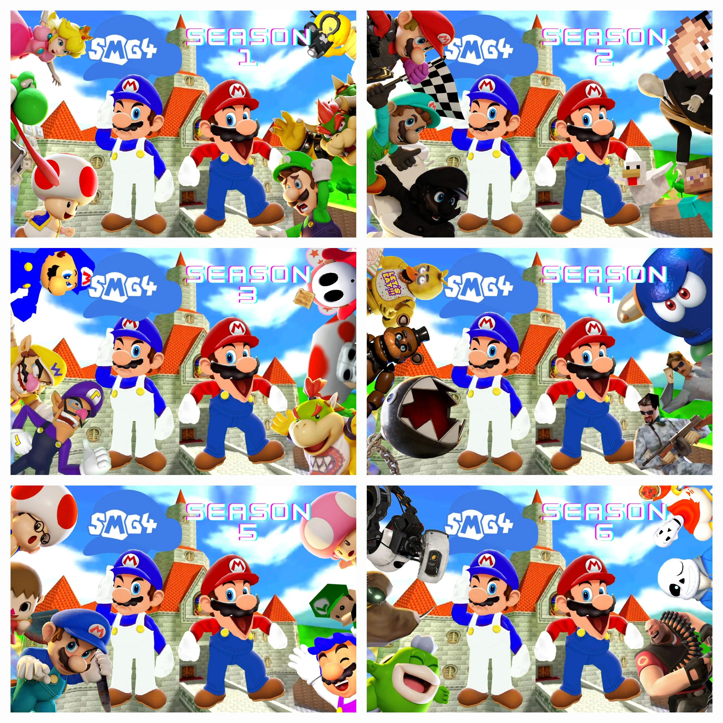all posters of the 12 seasons of SMG4 | Fandom