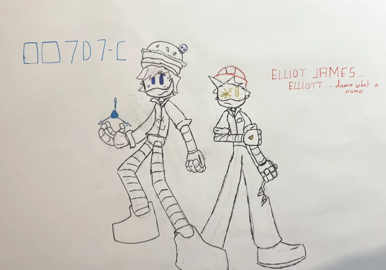 FORSAKEN DRONES: 007D7-C, Elliot James Elliott and Null-1 | Fandom