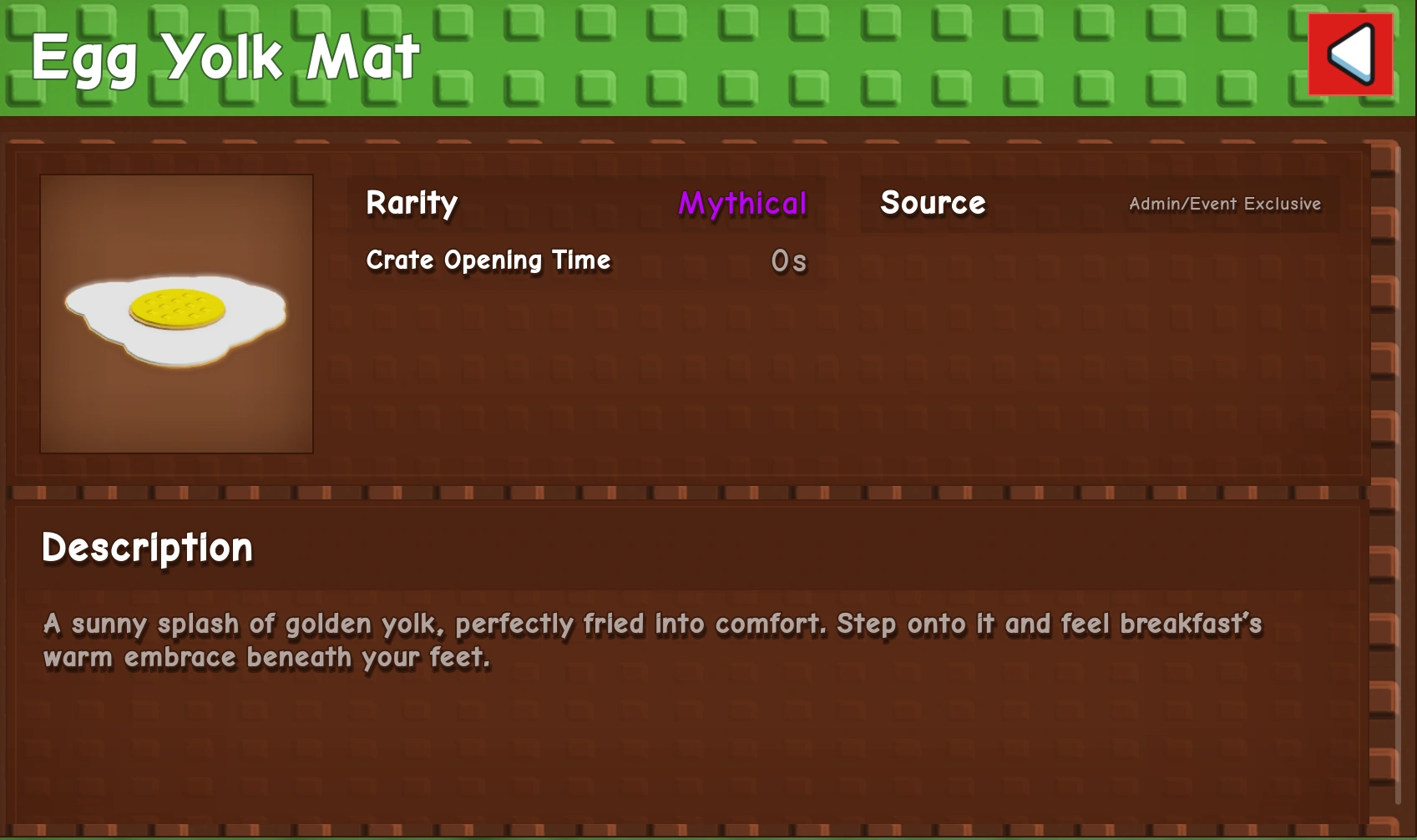 what the egg yolk mat does? | Fandom