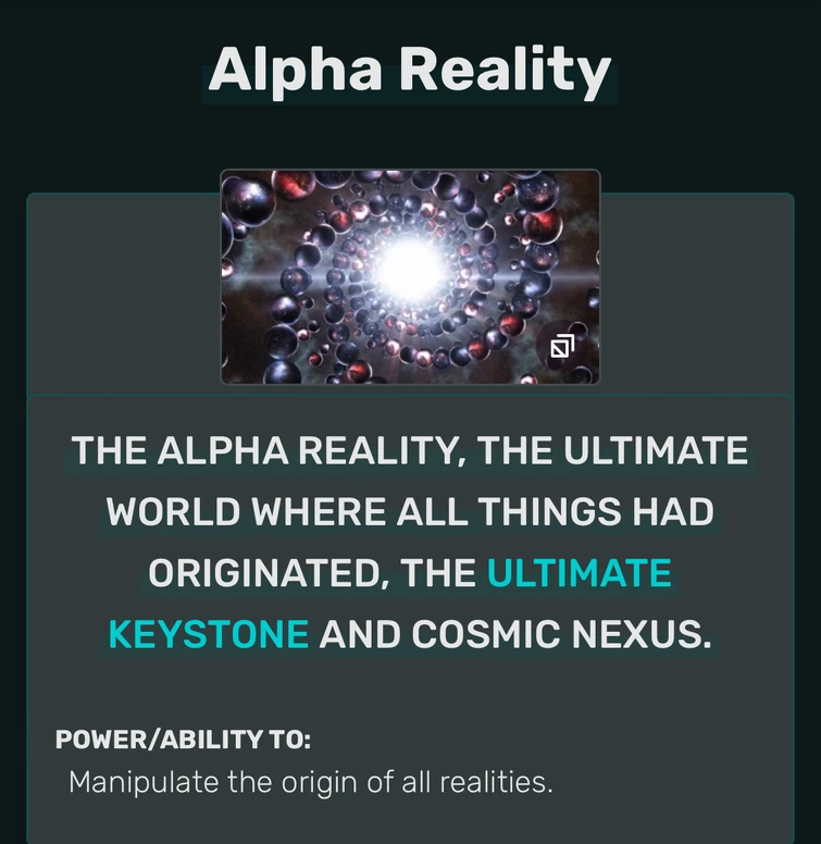AlPhA ReAliTy | Fandom