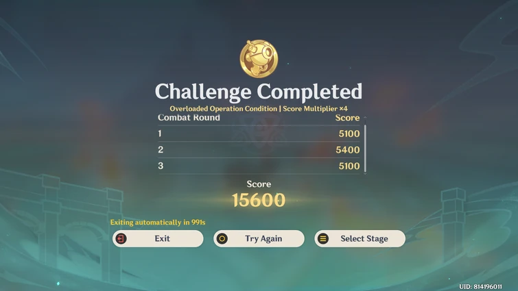 highest score i could get with just the trial character and their element resonance | Fandom