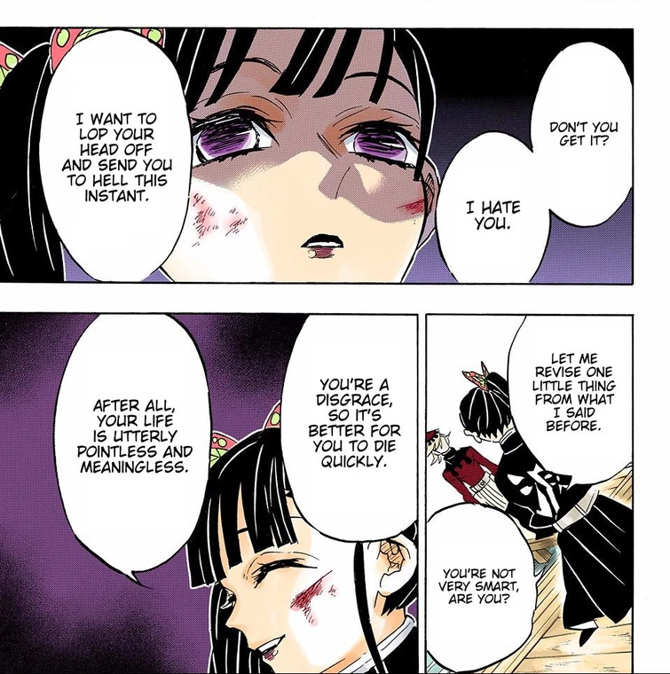 just inosuke, kanao and shinobu roasting doma | Fandom