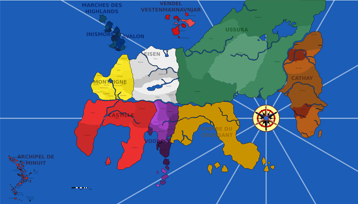 Géographie politique de Théah | Wiki Les Secrets de la Septième Mer ...