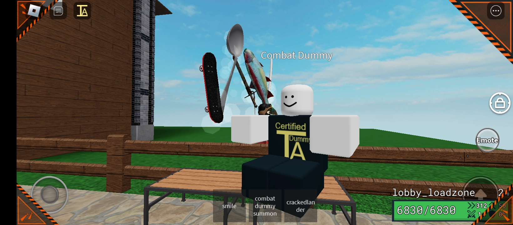 Combat Dummy sitting down | Fandom