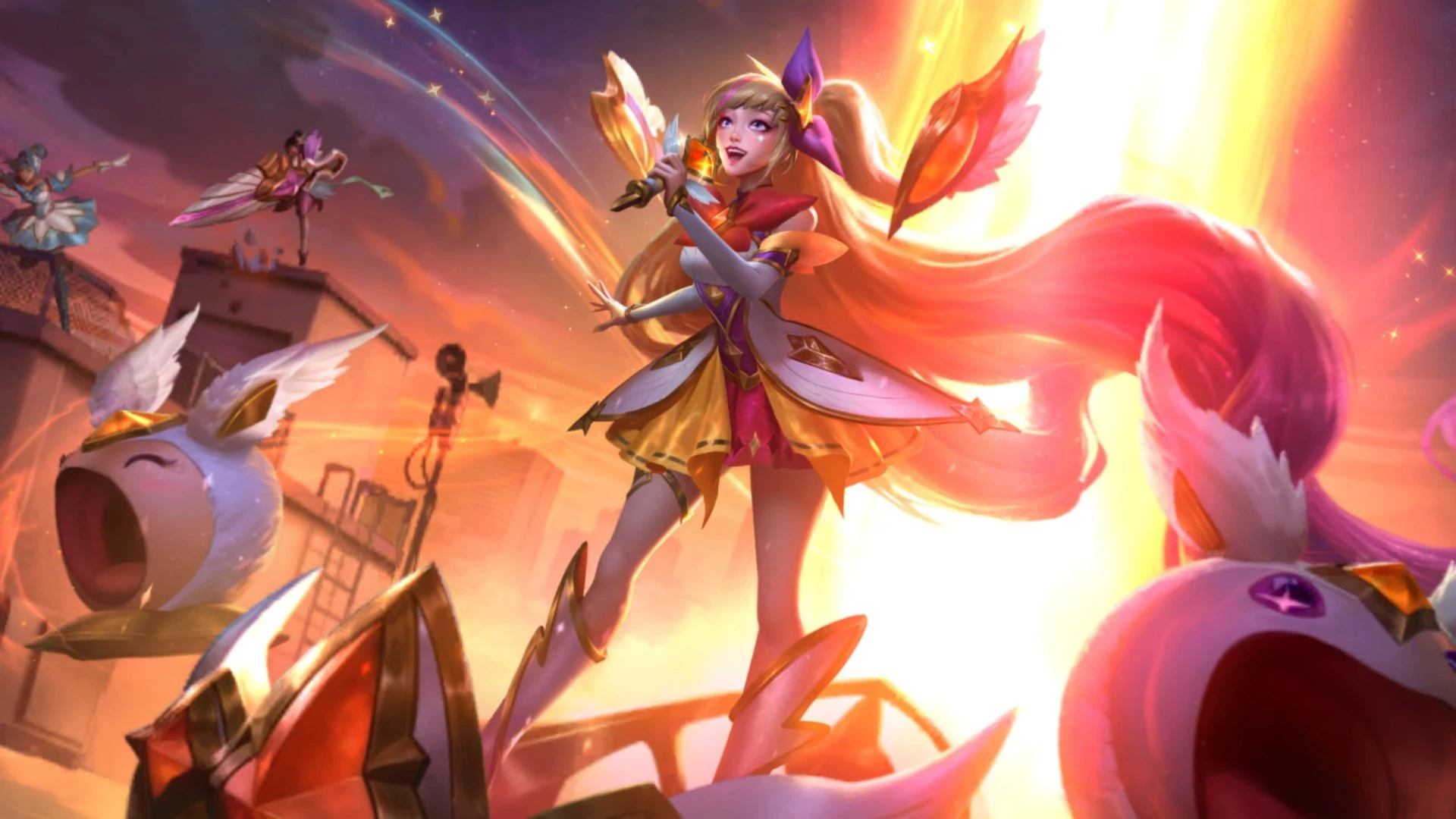 Star Guardian WR Skins (including Remix SG Rakan & Xayah) splash arts ...