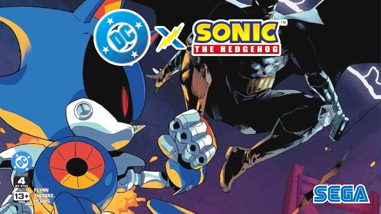 DC X Sonic number 4 early release: Justice League Vs Sonic Villains ...