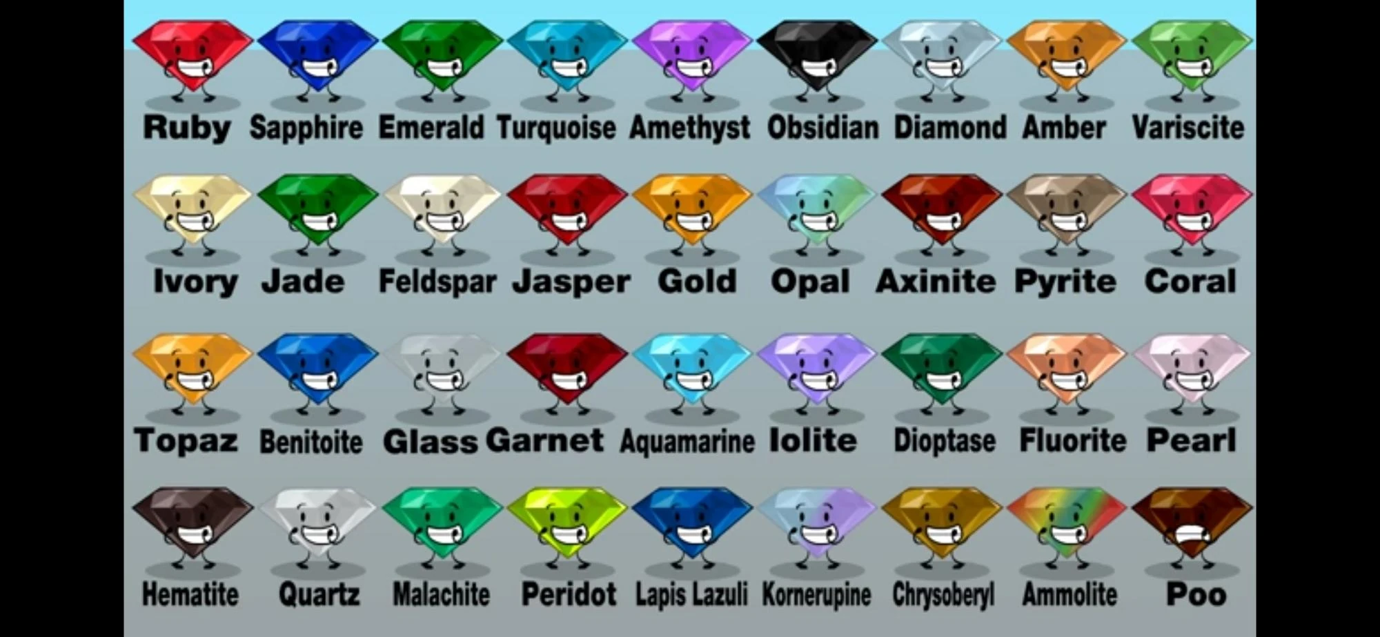 BFDI gemstones | Fandom