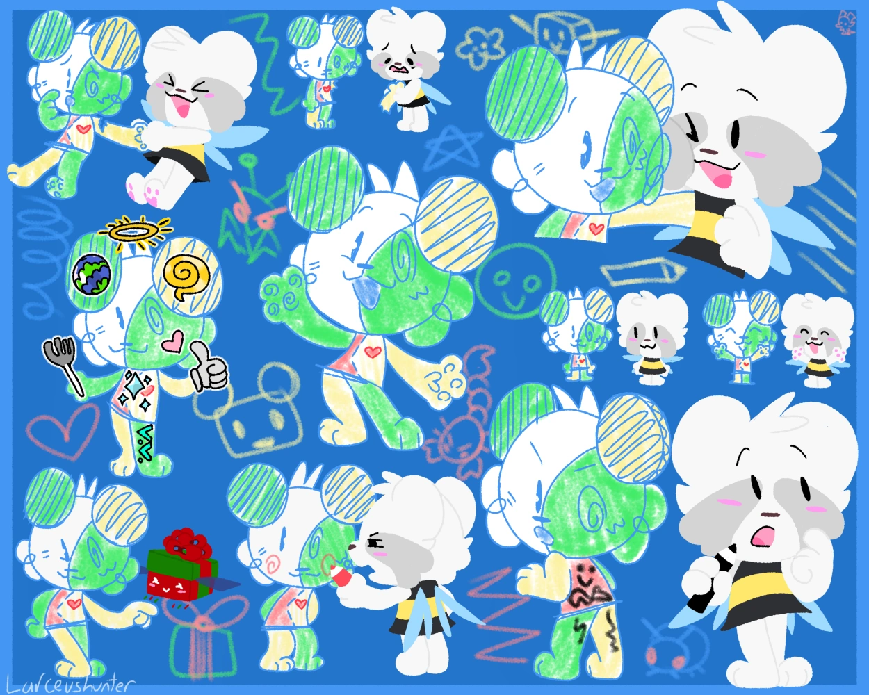 Fanart of Doodle cub and Bee cub | Fandom