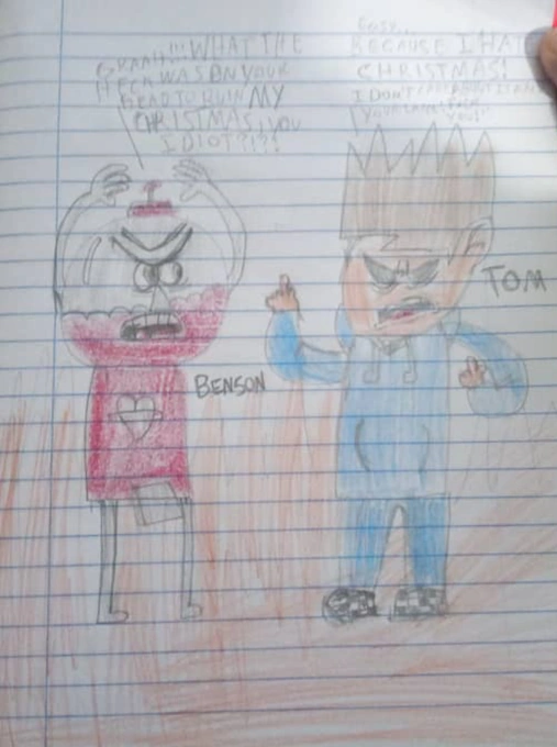 Tom VS Benson Art | Fandom